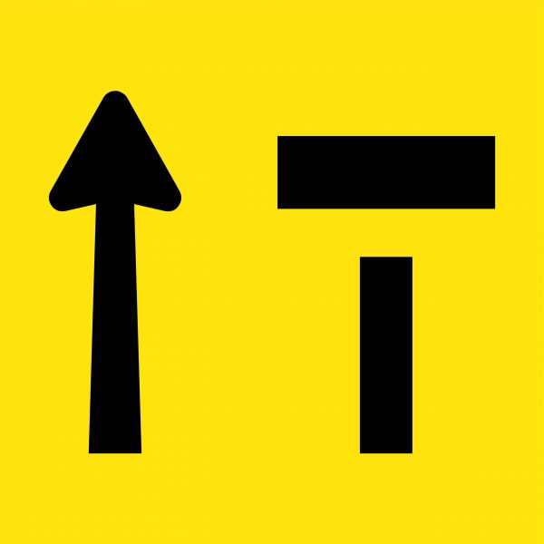 Lane Status Open (Arrow Up) & Closed (T) Multi Message Sign - Corflute ...